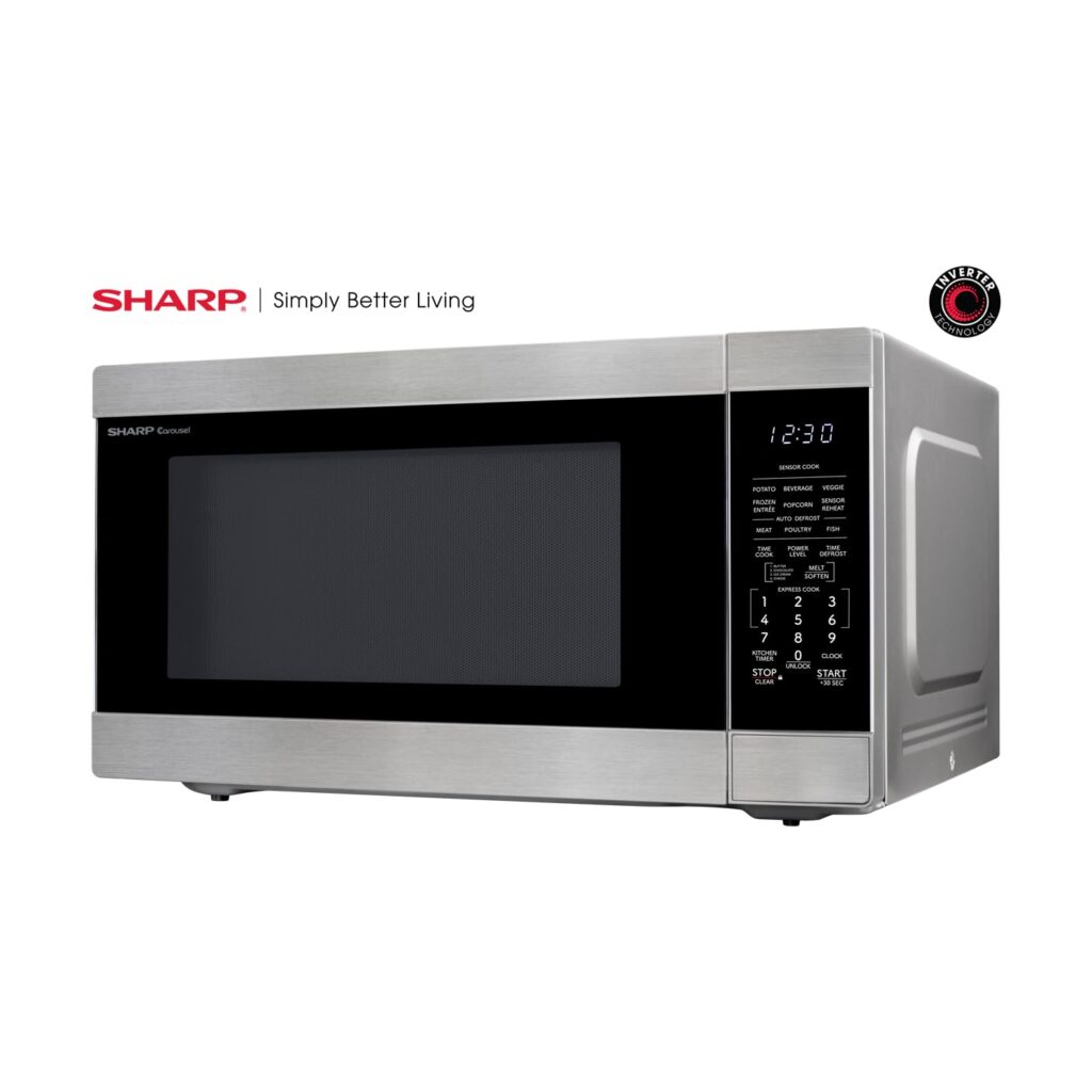 Sharp SMC2266KS Countertop Microwave Oven Review Powerful Family Size ...